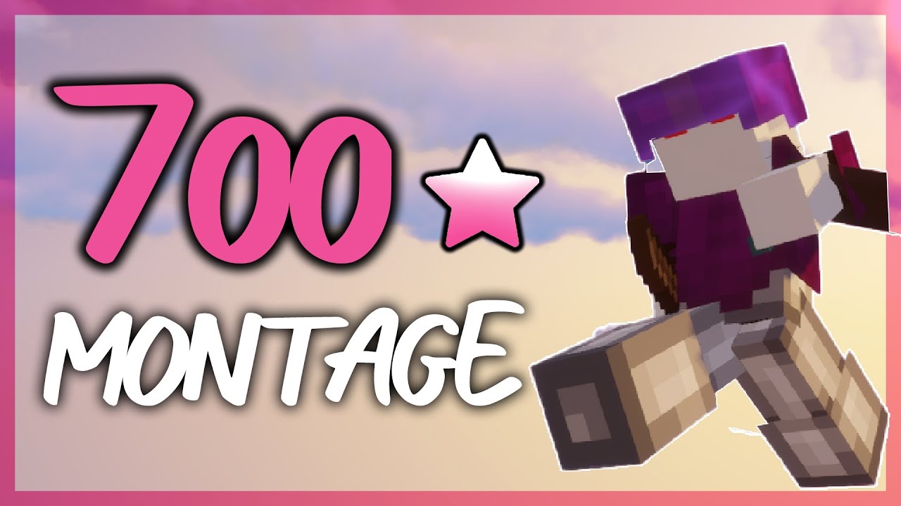 700 Stars Montage Crystal Prestige | BedWars Hypixel - YouTube