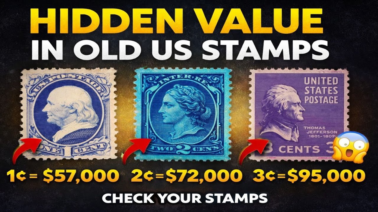 Uncovering Hidden Value in Old Stamps | 1¢, 2¢ & 3¢ Stamps Worth Up to ...