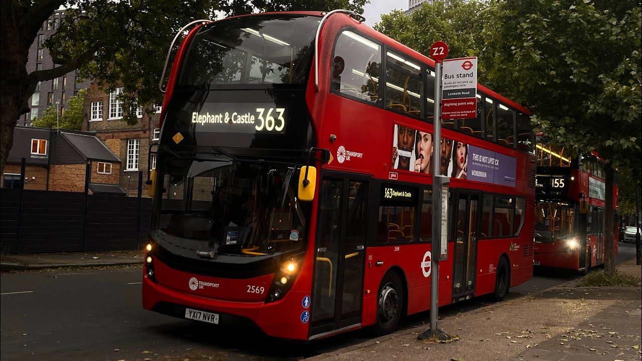 FRV | Transport UK Bus Route 363 Crystal Palace - Elephant & Castle ...