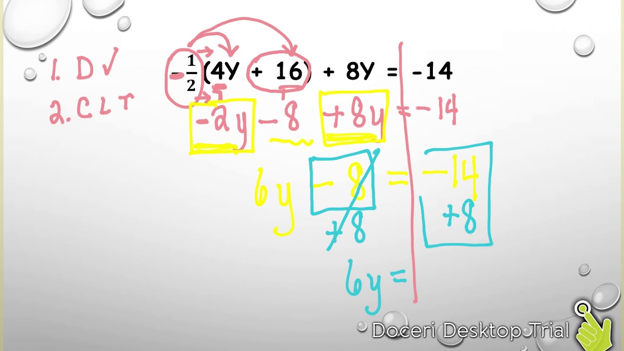 3 6 Solving Complex Equations - YouTube