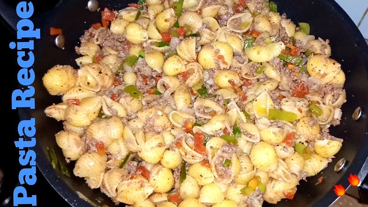 Easy And Quick Keema Macaroni Recipe | Pasta Recipe | How To Make Pasta ...
