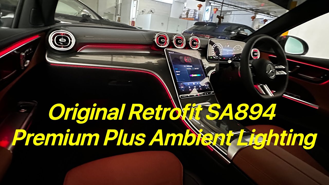SA894 Original Ambient Lights Retrofit for Mercedes W206/X254 C/GLC ...