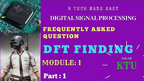 DIGITAL SIGNAL PROCESSING KTU - YouTube