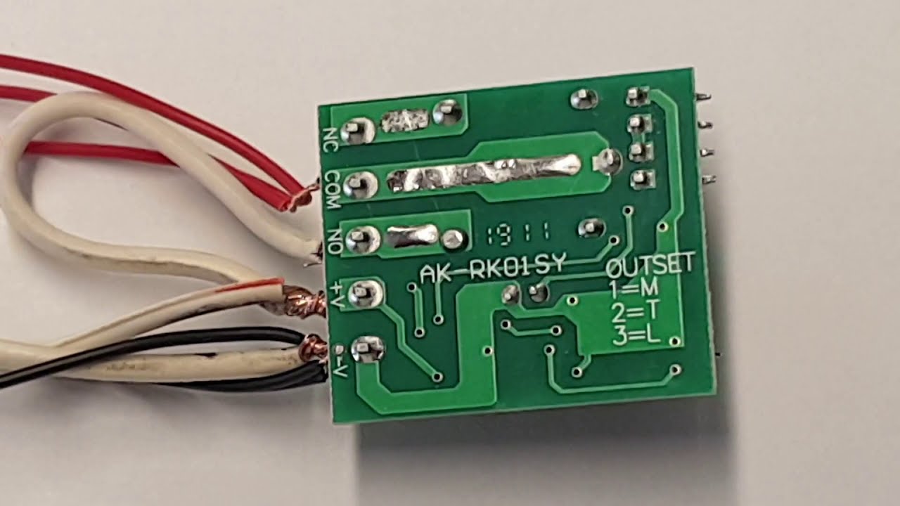 12v remote relay system - YouTube