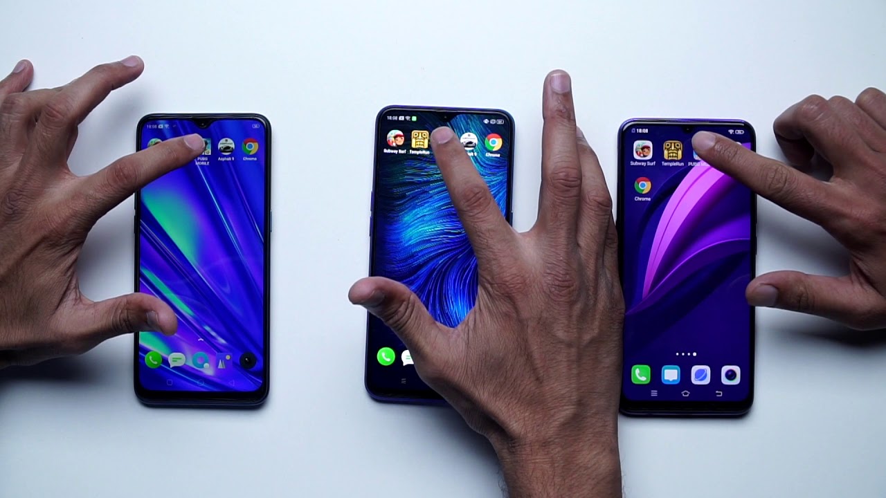 Realme XT vs Vivo Z1x vs Realme 5 Pro: Speed test comparison - YouTube
