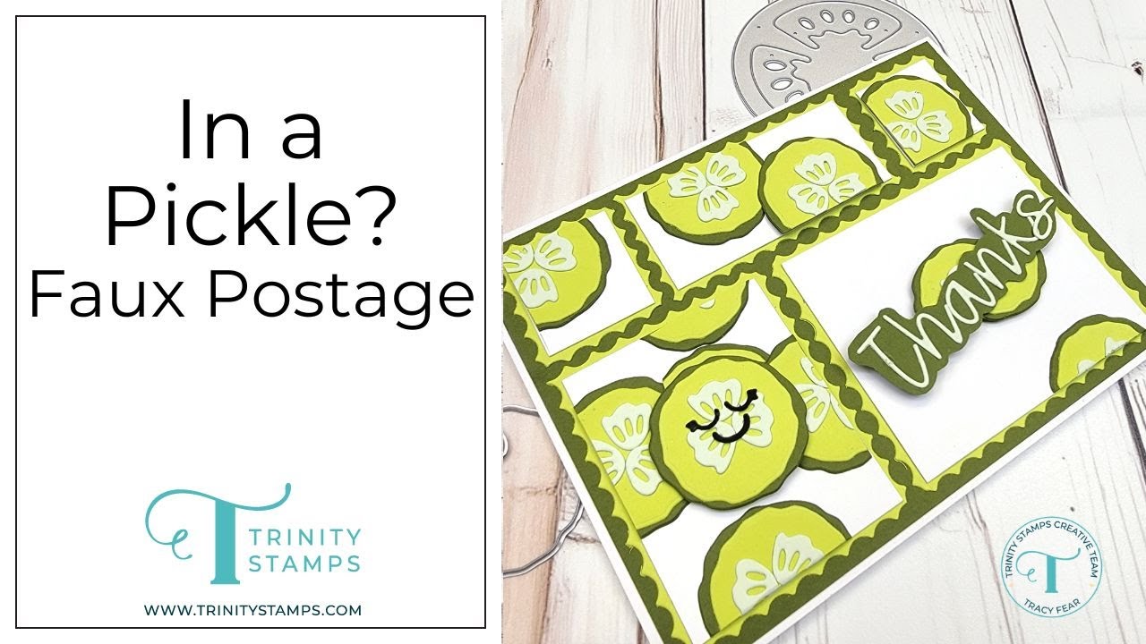 In a Pickle? How to Make Faux Postage Edges! - YouTube