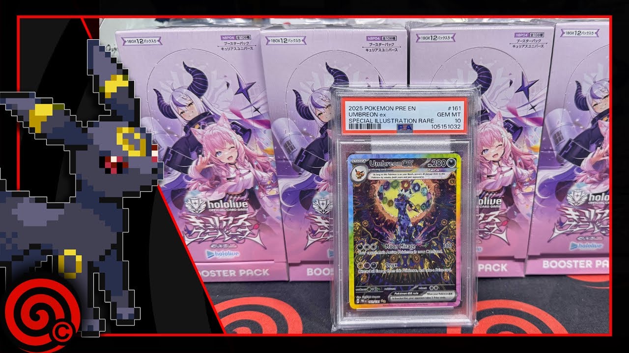NEW HOLOLIVE CURIOUS UNIVERSE - UMBREON PRISMATIC - LABUBU CARDSHOPS ...