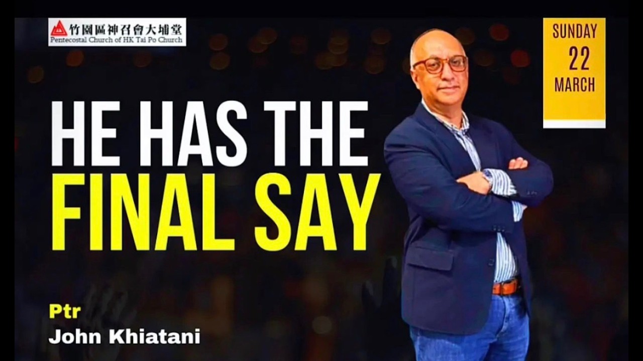 He has the Final Say | Ps John Vinod | 22 Mar 2026 | English Service ...