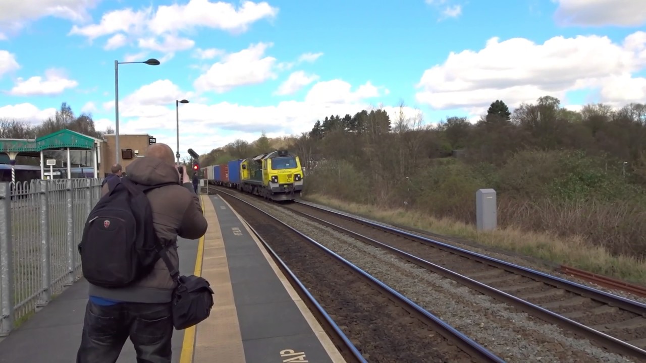 (1080p)Class 70 - 70020 seen at Chesterfield - YouTube