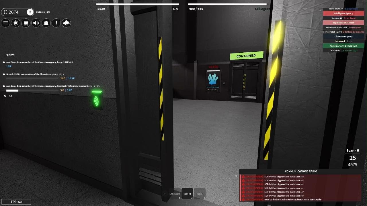 SCP Breach Raid *SOLO ATTEMPT* - YouTube