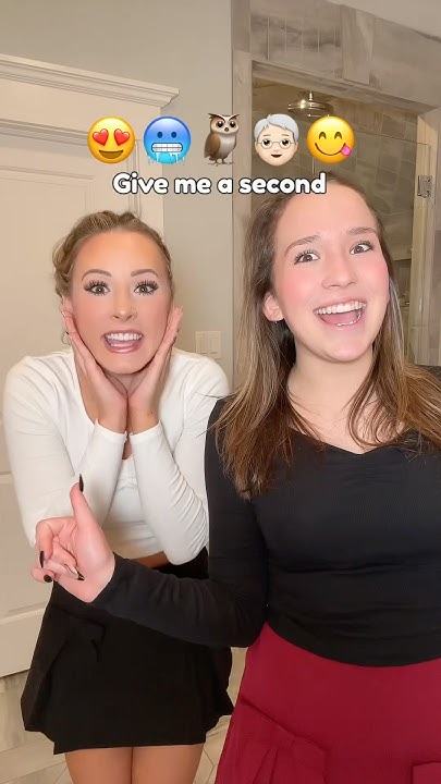 “GIVE ME A SECOND” emoji acting challenge #shorts - YouTube
