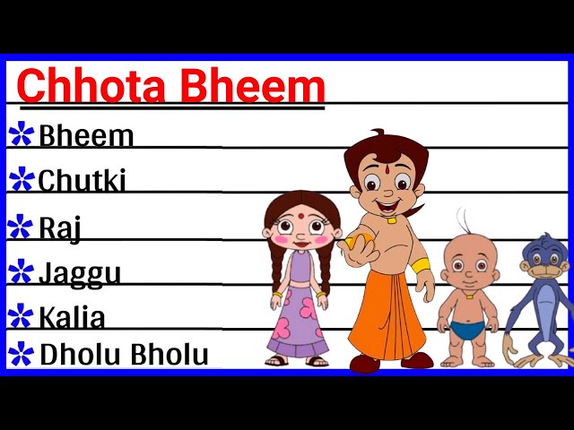 Indian Female Cartoon Characters Names List With Pictures - Infoupdate.org