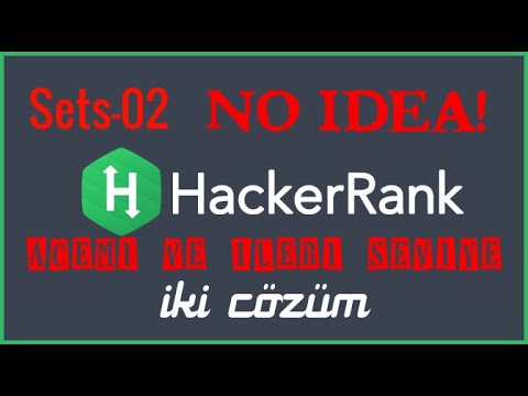 HackerRank Sets No Idea! Sorusunun Türkçe Çözümü - YouTube