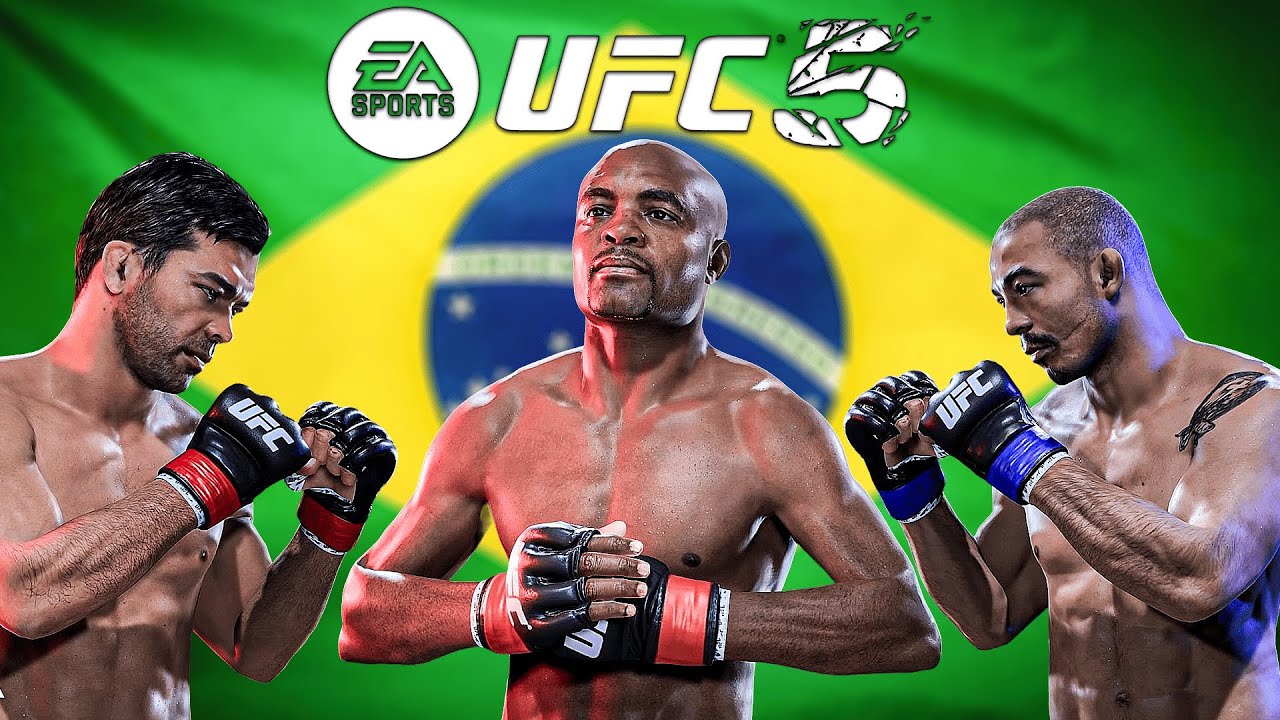 SÓ VALE LENDAS BRASILEIRAS NO UFC 5 - YouTube