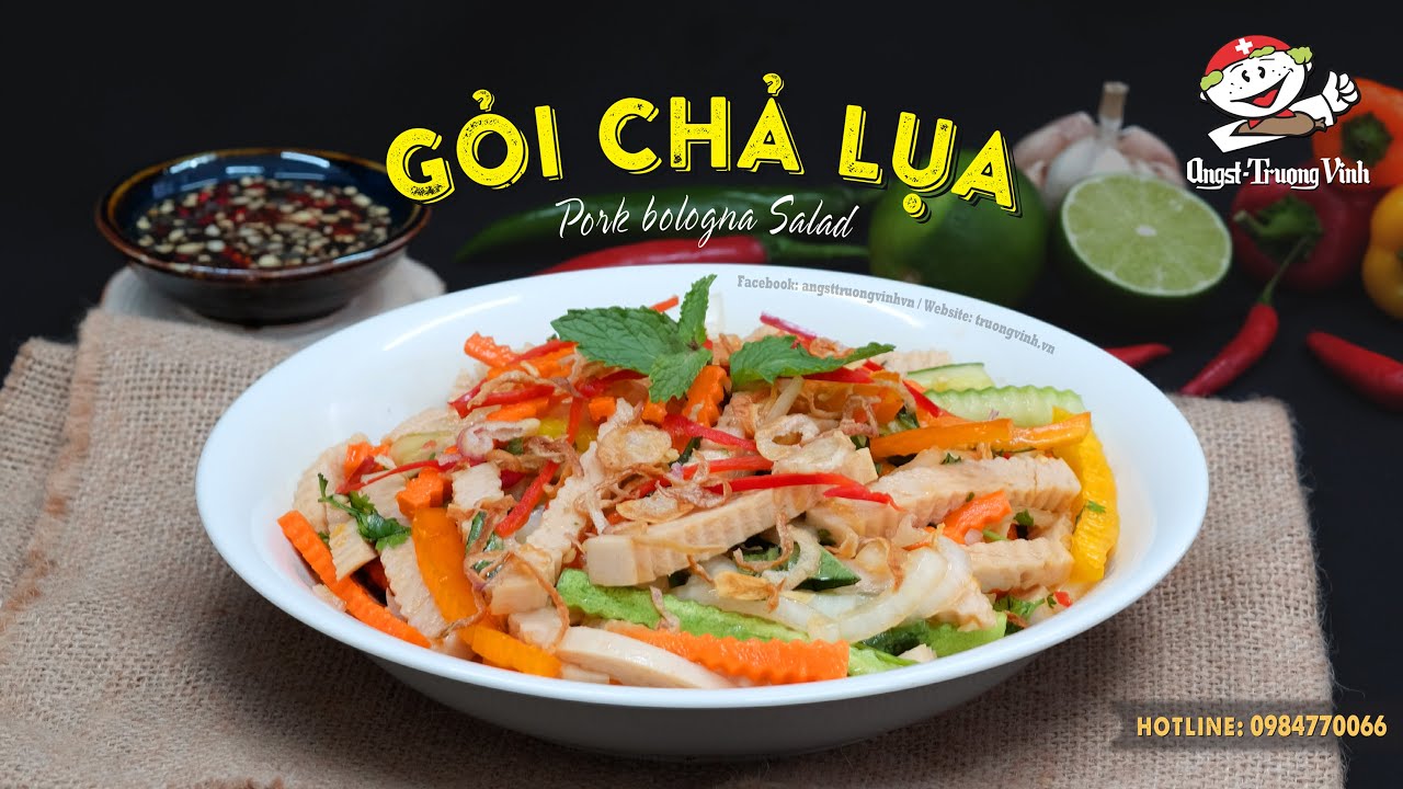 Cách làm GỎI CHẢ LỤA chua ngọt cho ngày Lễ | Angst-Trường Vinh - YouTube