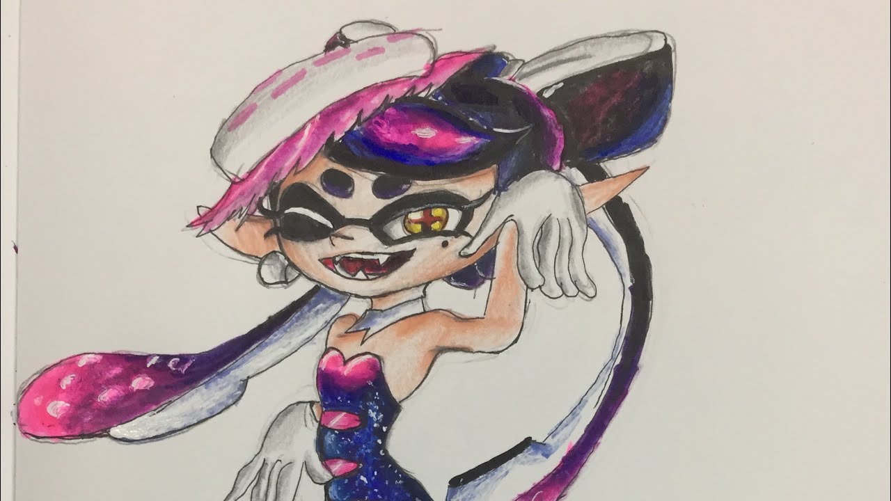 Drawing Callie (Splatoon) - YouTube
