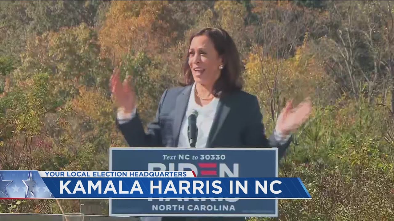 Kamala Harris in North Carolina - YouTube