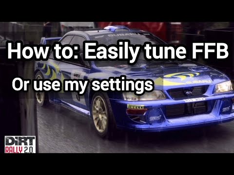 How to customise FFB - Works for all games - YouTube