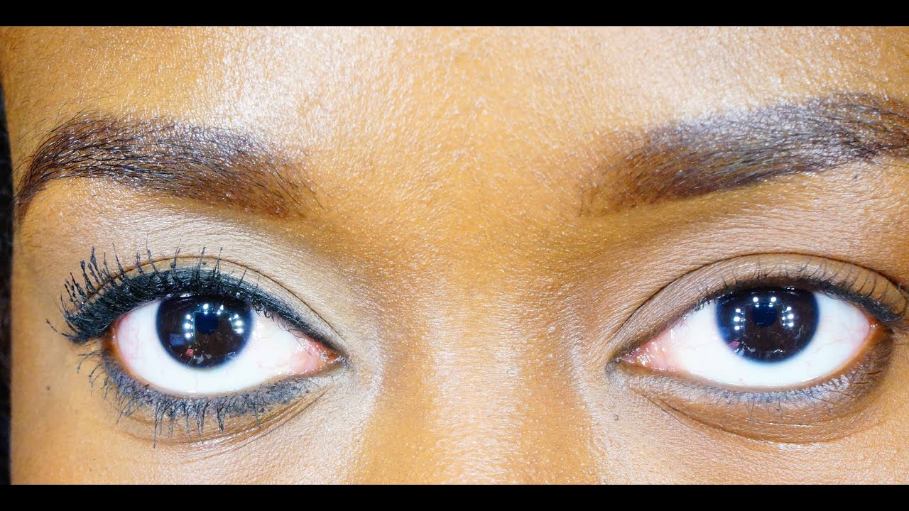 HOW TO MAKE SMALL/THIN EYELASHES BOLD!!! - YouTube