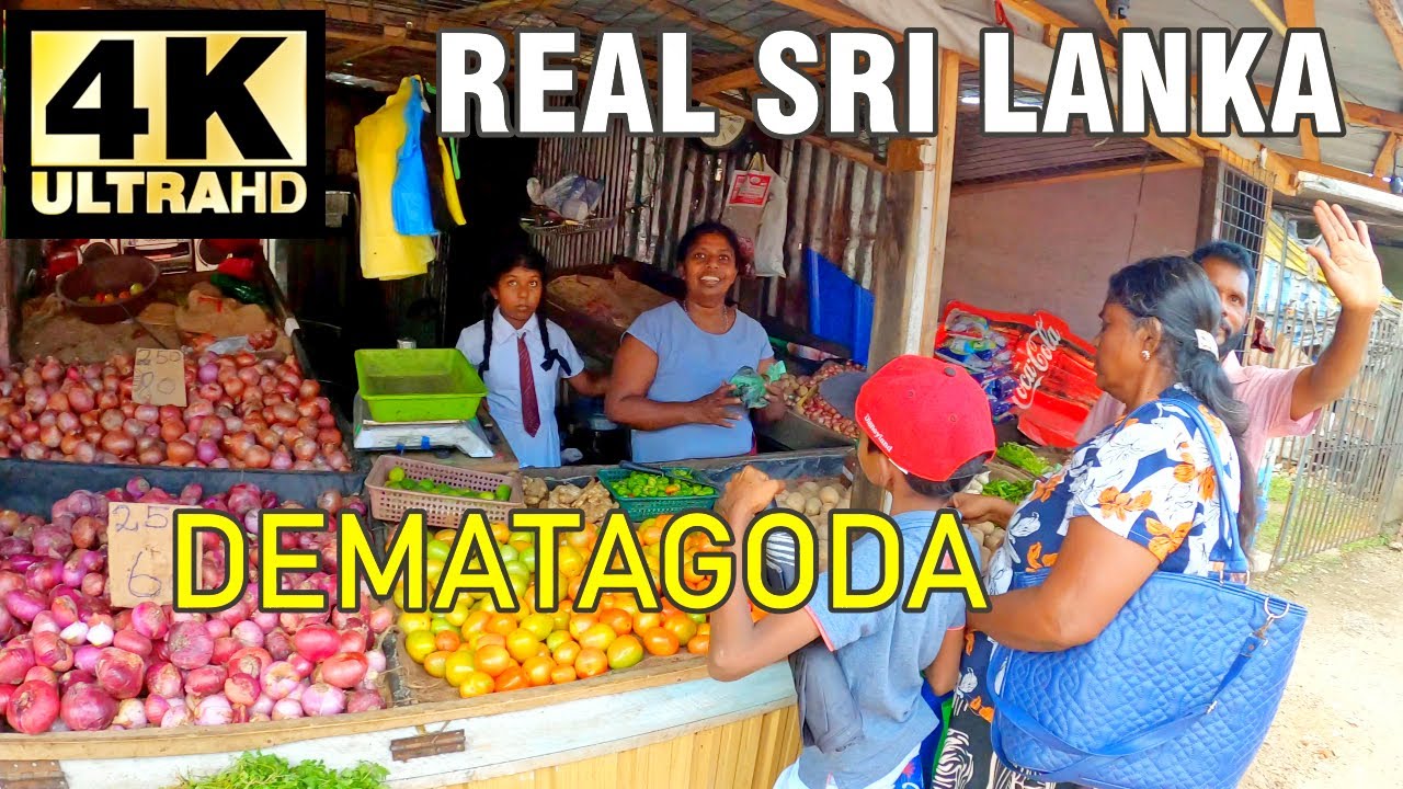 [4K] Walking Sri Lanka DEMATOGODA COLOMBO - Streets 4K, ASMR, No Talk ...