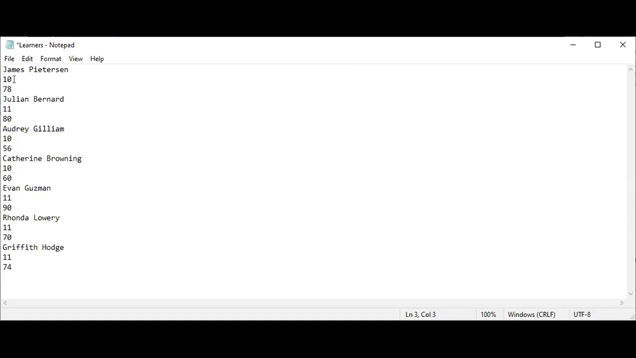 Grade 11 - IT | 31 July 2020 | Text File - YouTube