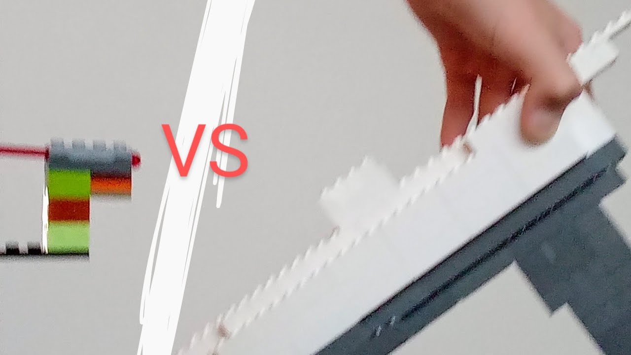 Level 1 vs level 100 Lego guns - YouTube