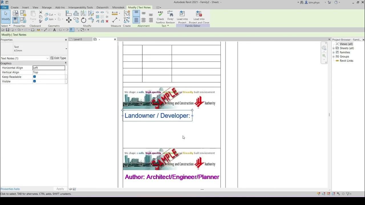 Title Block Creation in Revit - YouTube