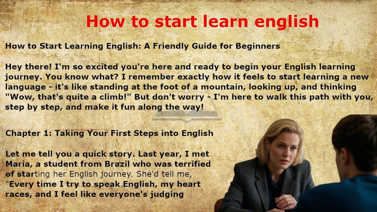 How to Start Learning English | Listen & Learn English for Beginners # ...
