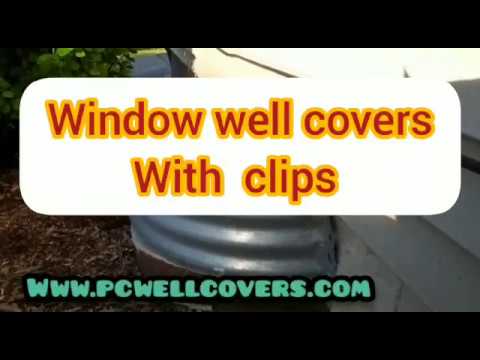 Custom window well covers with clips all Chicagoland Indiana Wisconsin ...