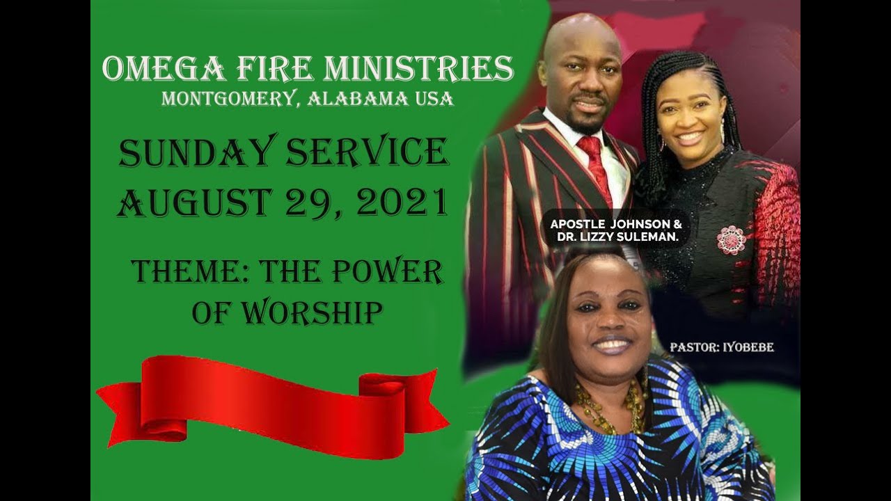 Omega Fire Ministries Montgomery, Alabama 08-29-2021 service - YouTube