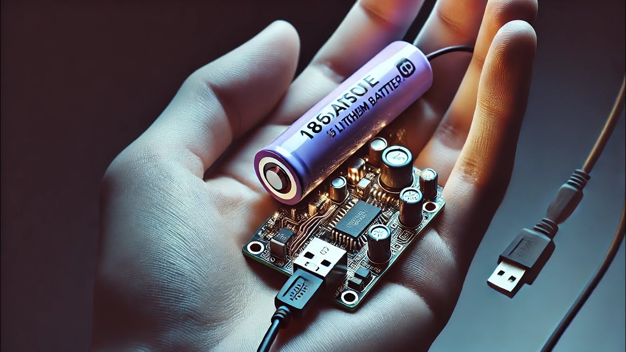 18650 lithium battery charging circuit - YouTube