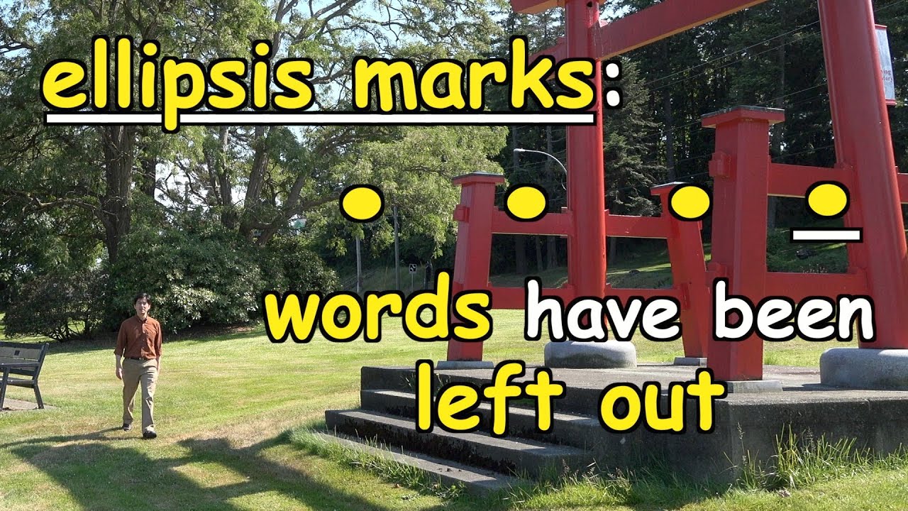 How to Use Ellipsis Marks in Conjunction with a Period | When to use ...