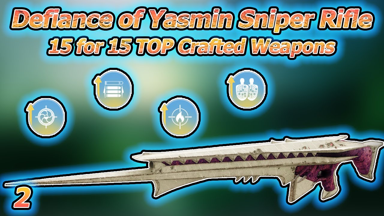 Defiance of Yasmin Kinetic Sniper God Roll Guide | Destiny 2 Season of ...