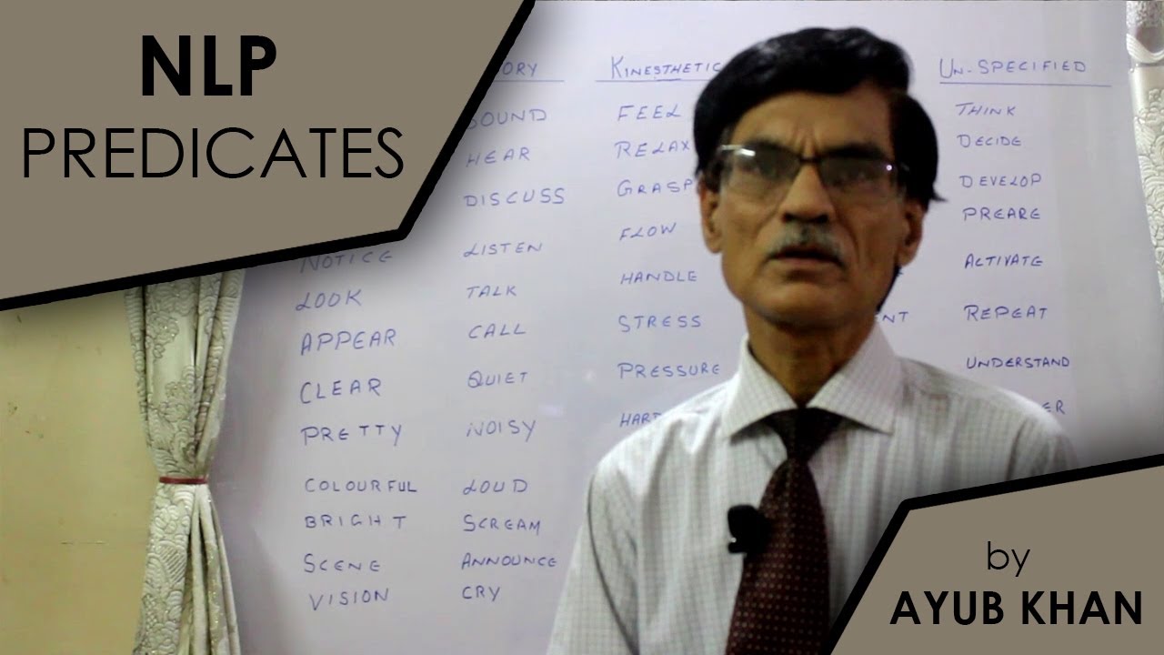 PREDICATES IN NLP by M Ayub - YouTube