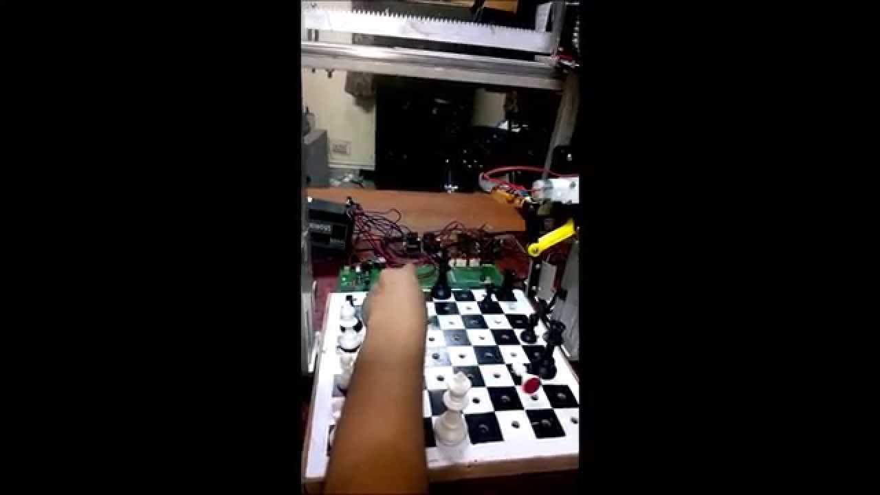 Autonomous Chess Playing Robot Robotics Club IIT Kanpur Summer Project 2014 - YouTube