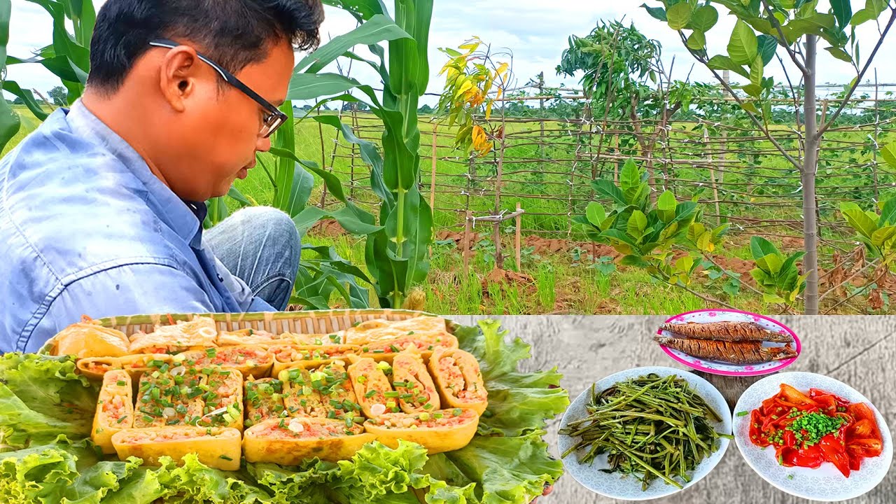 The People in the Countryside Live with Nature and Make Simple Food ...
