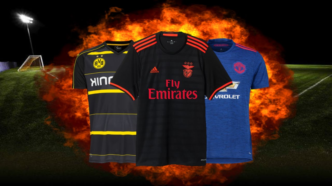 BEST FOOTBALL AWAY KITS 2016/2017 - YouTube