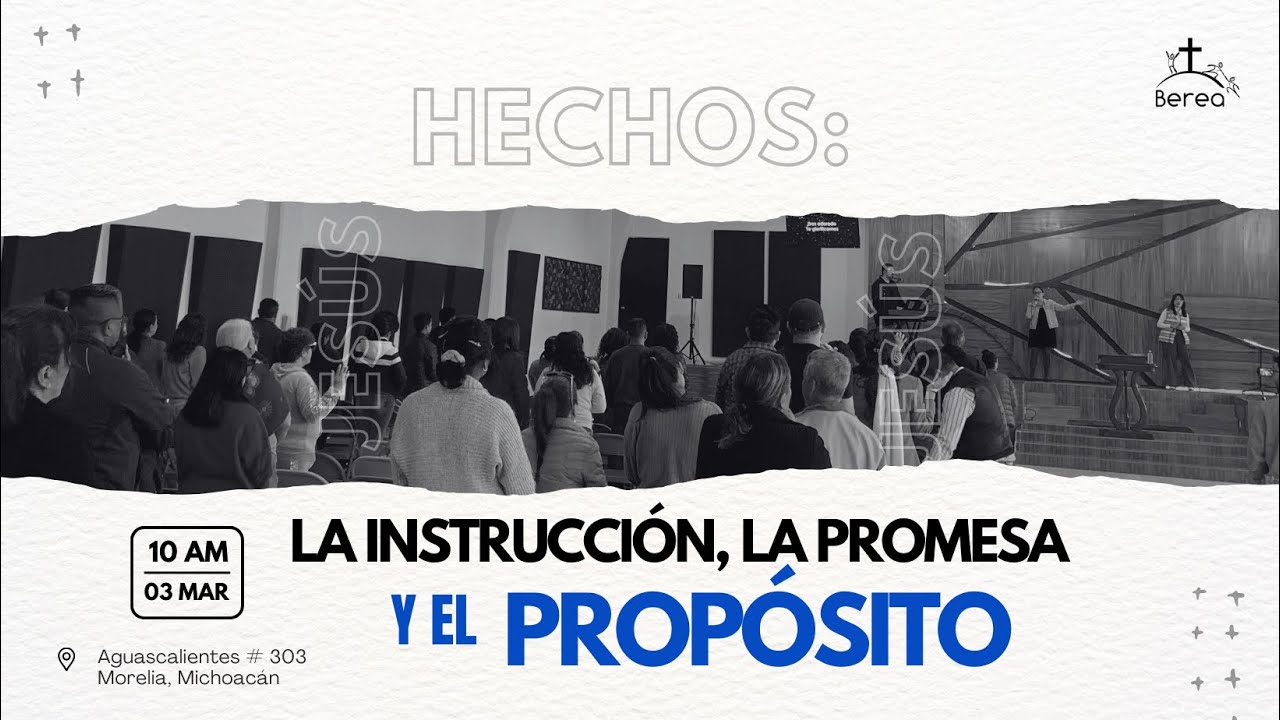 La instrucción, la promesa y el propósito | Hechos 1 | Ps. Juan Ramón ...