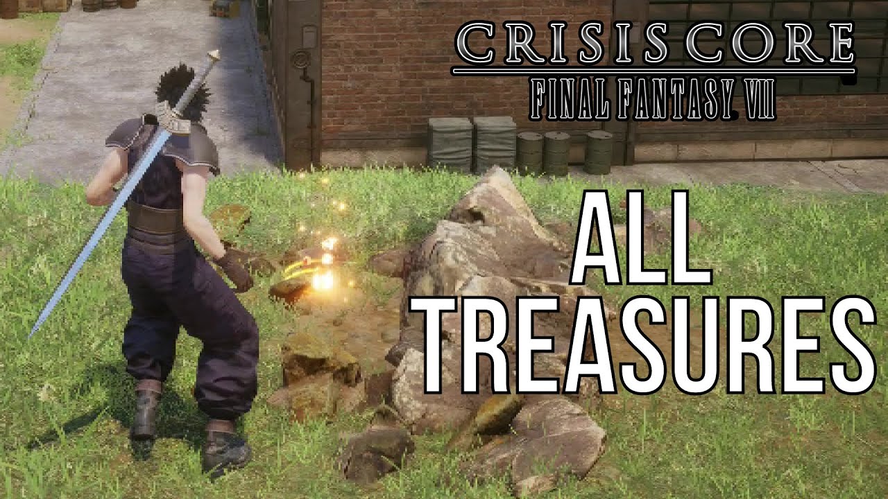 All Banora Treasure hidden item locations in Crisis Core - YouTube