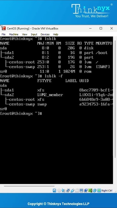 List Block Devices a.k.a 'lsblk' in Linux - YouTube