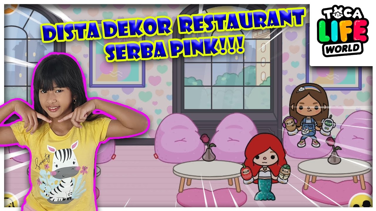 RESTAURANT SERBA PINK?! DISTA HAPPY BANGET 🤩 - YouTube