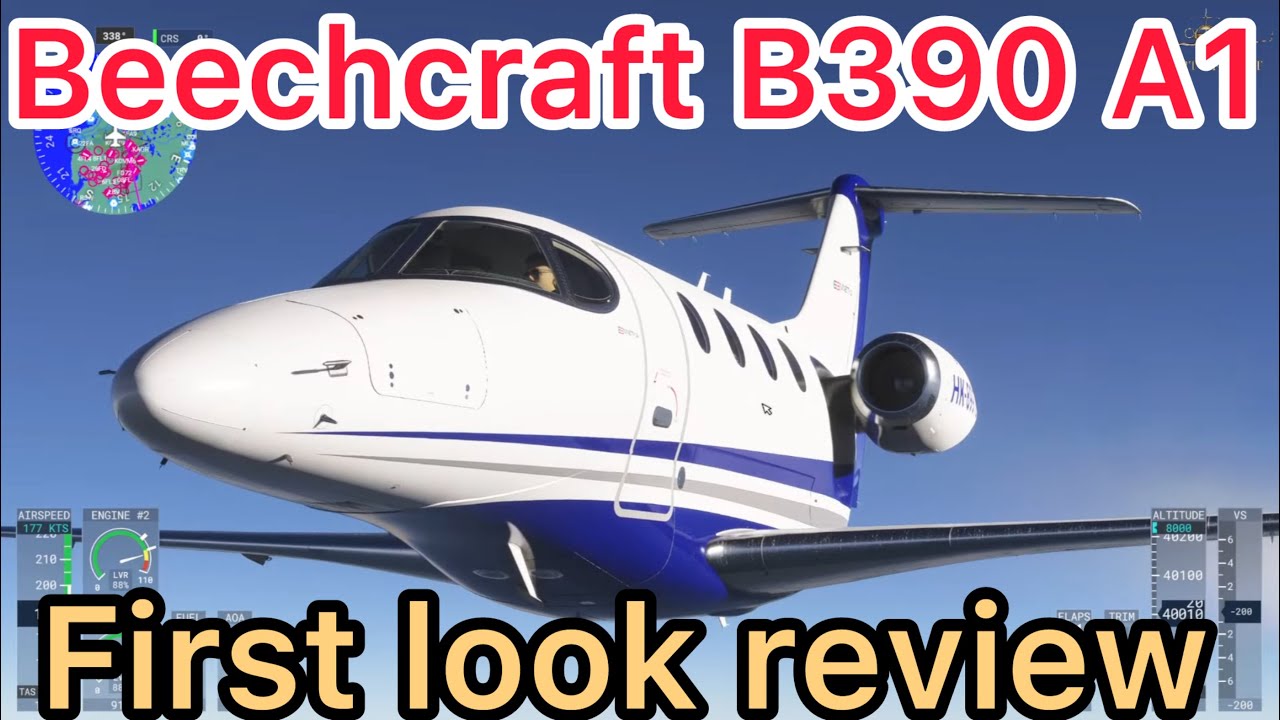 Carenado Beechcraft (B390 1A) - First Look Review $25 is it worth it ...