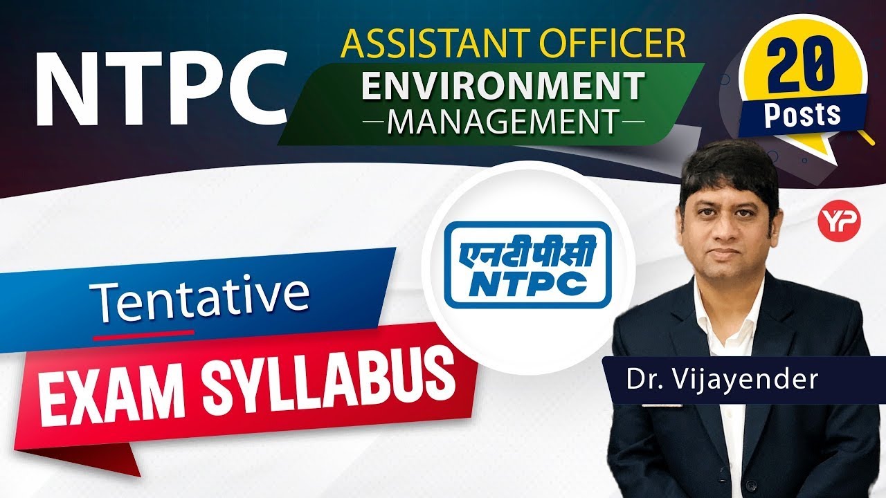 NTPC Recruitment Assistant Officer (Environment Management) | NTPC ...