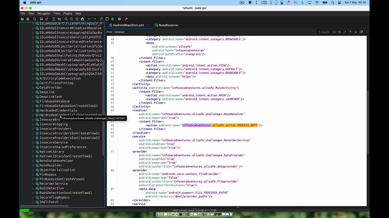 10. Insecure Broadcast Receiver | Allsafe App Walkthrough | Android ...