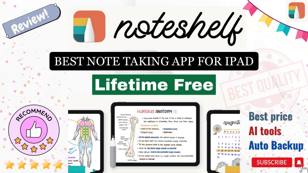 Noteshelf 3 Review || Best AI based Note taking app for iPad, best ...