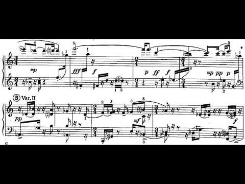 Milton Babbitt - Semi-Simple Variations (with score) (1956)