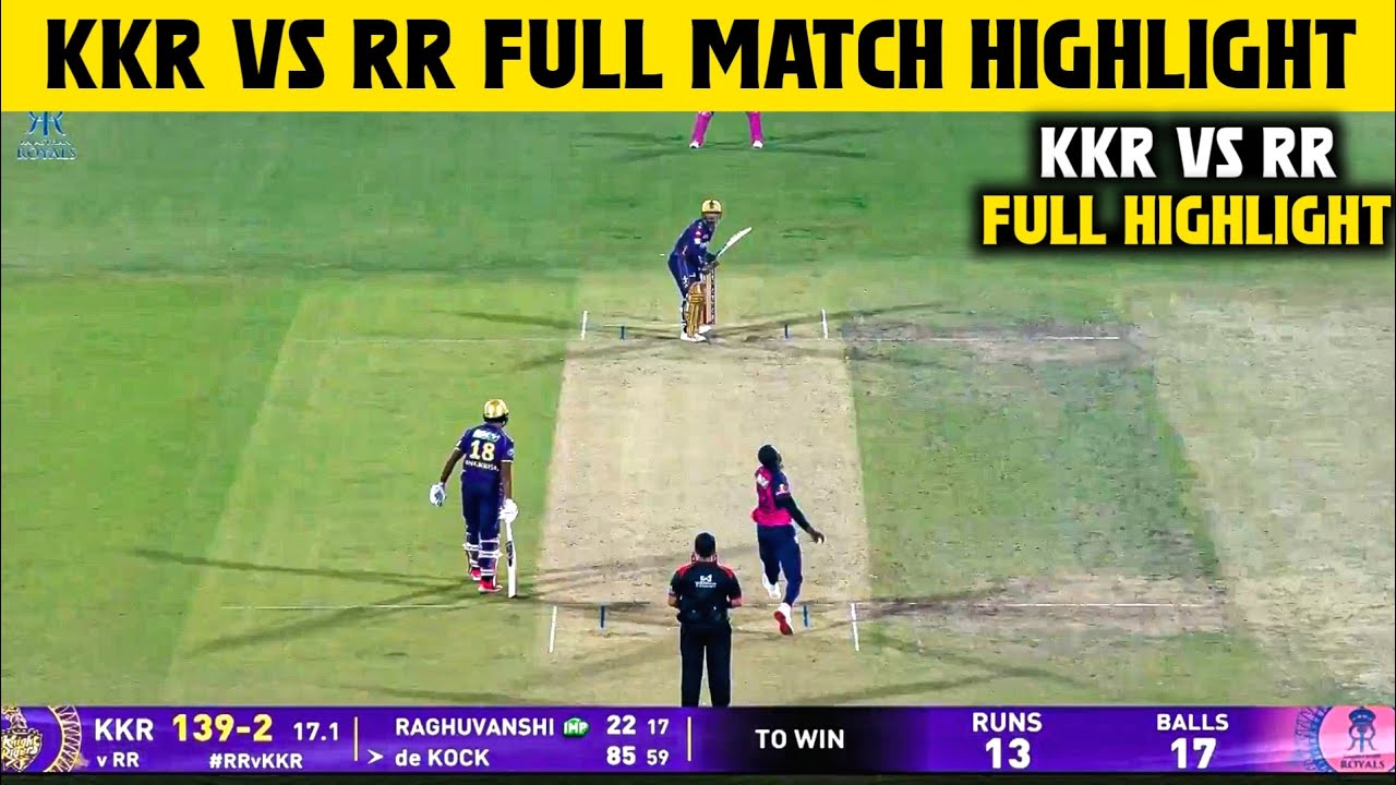 Rajasthan Royal vs Kolkata Rider IPL 2025 Full Highlights | RR vs KKR ...