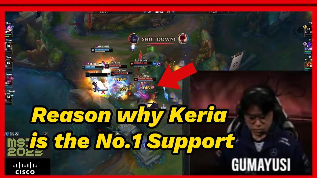 Support Diff. Keria carrying the whole teamfight even with LULU! - YouTube