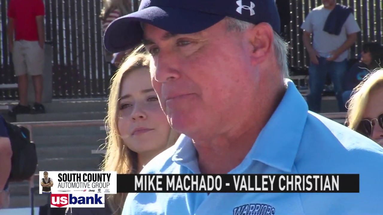 Coach of the Week | Mike Machado from Valley Christian Football - YouTube