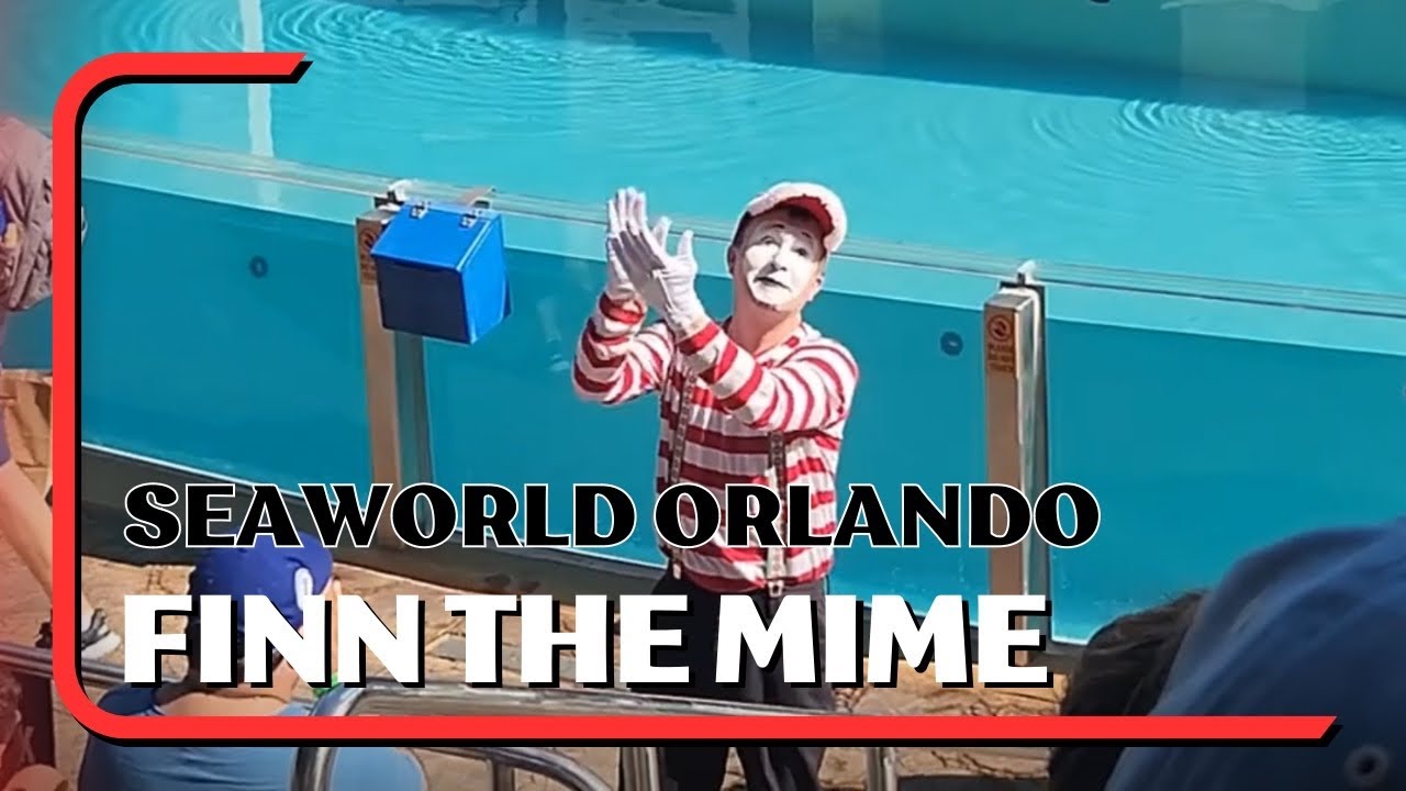 Finn The Seaworld Mime Seaworld Orlando Youtube